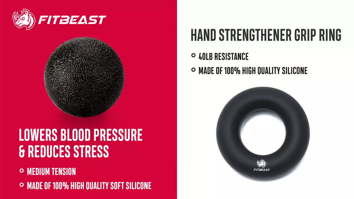 Rubber Hand Grip Strengthener - Ideal Tool to Enhance Grip Strength an ...